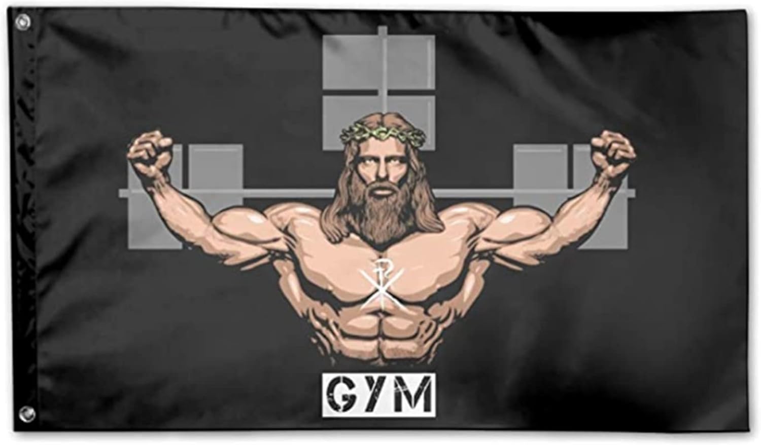 Amazon.com : The Christ Of Gym Flag 3x5 For Outdoors Garden Flags ...