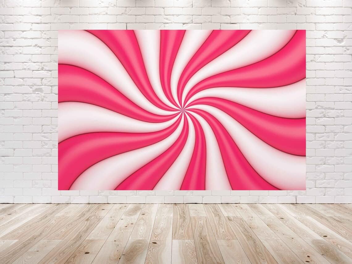 Amazon.com : 7x5 FT Lollipop Swirl Backdrop – Candyland Birthday Party ...