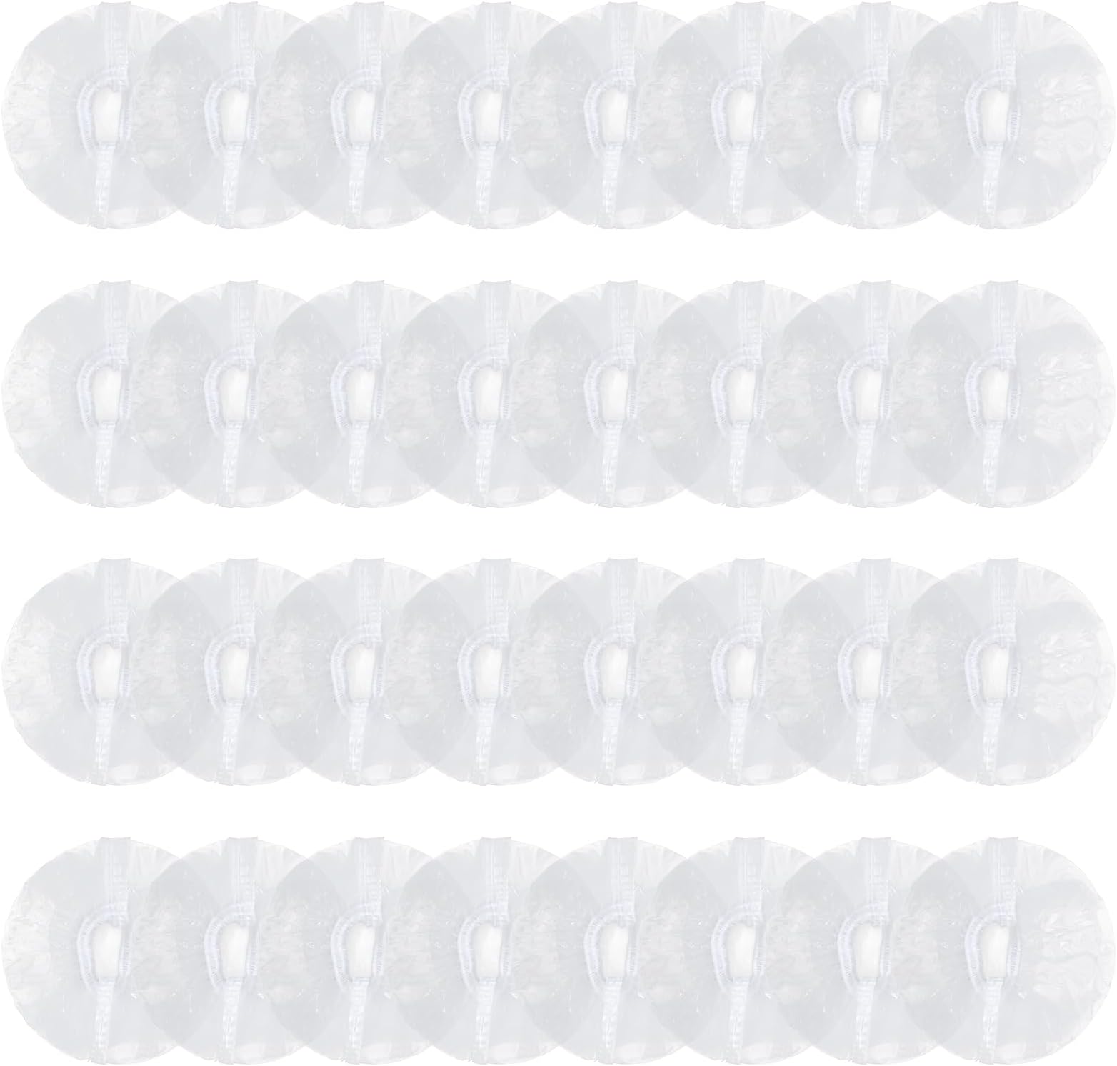 Amazon.com : YUXIANLB 300Pcs Clear Disposable Ear Covers, Plastic Ear ...
