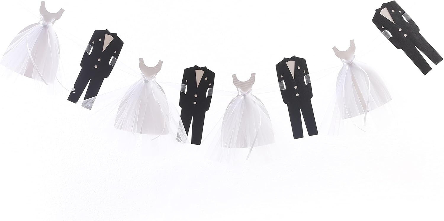 Amazon.com: Bridal Shower Decoration Wedding Banners - Core Decorations ...