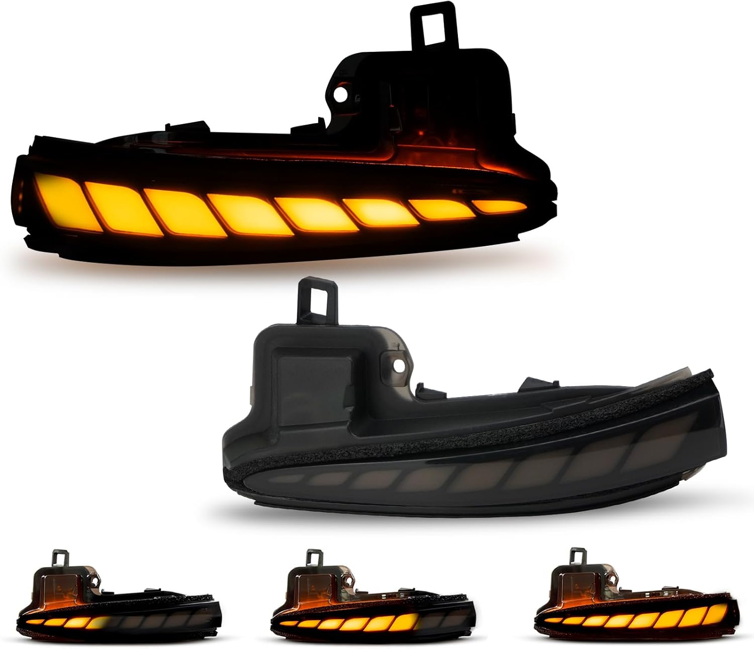 Amazon.com: Bestview Sequential Switchback Side Mirror Reflector LED ...