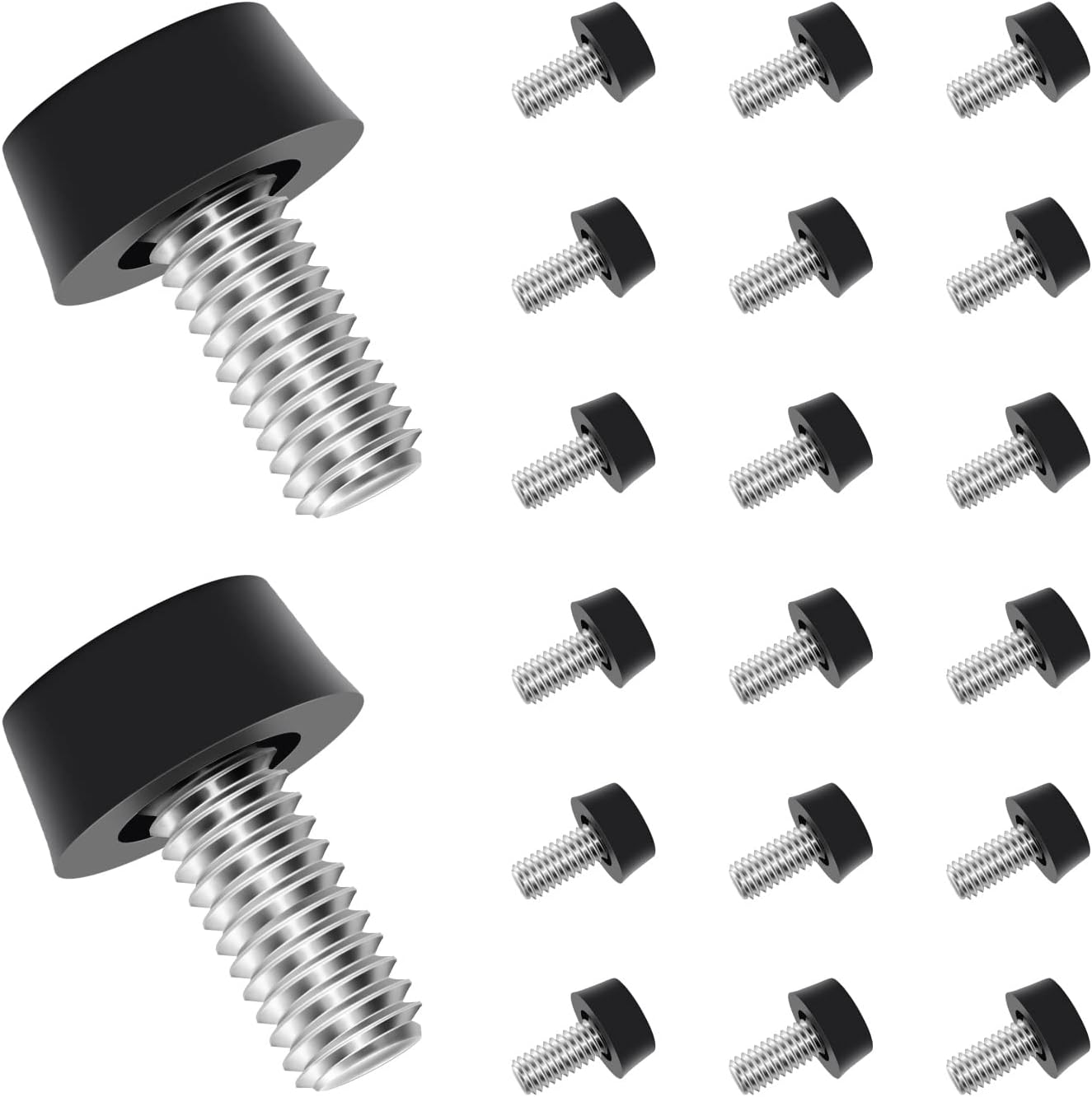 Amazon.com: Stainless Steel Screw-in Feet Furniture Sliders, Glides for ...