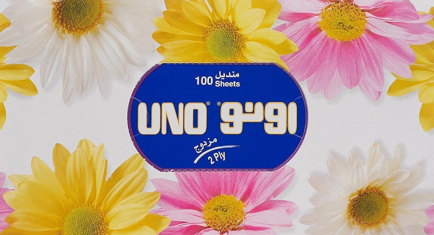 UNO Plus SuperSoft Facial Tissues, 100 Sheets x 2 Ply, Pack of 6 Boxes ...