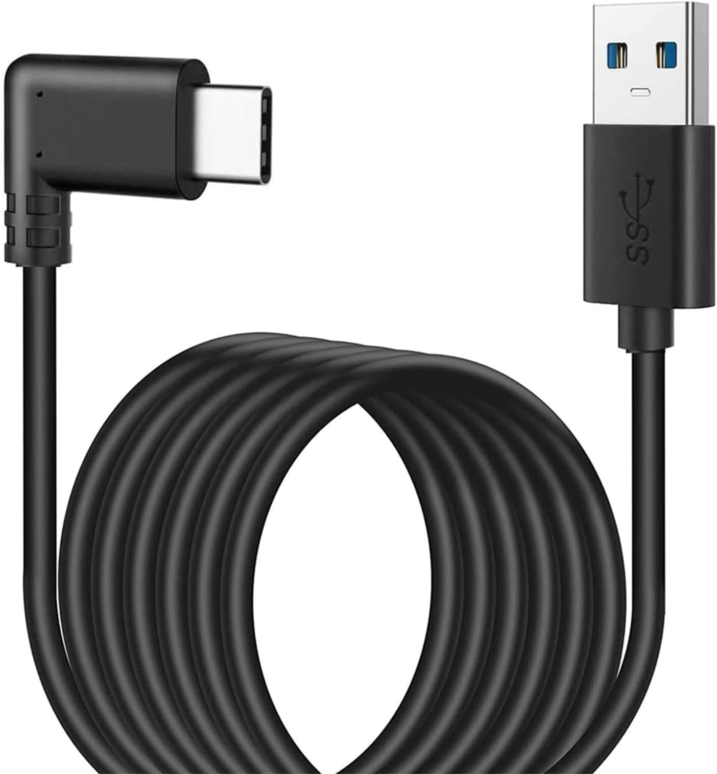 Amazon.co.jp: USB Type C ケーブル L字 3m 1本セット Suptopwxm 2A急速充電 USB C ケーブル ...