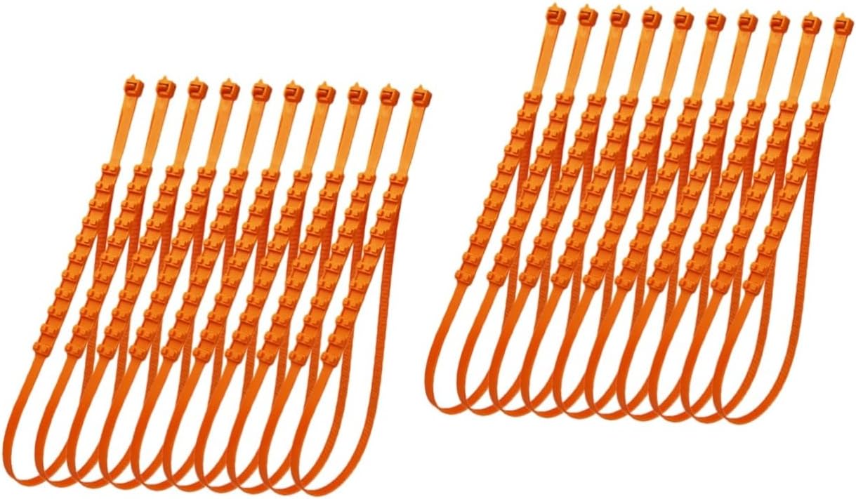 Amazon.com: 20 Pcs Car Snow Chains Zip Tie for Tire Cable Snow Tire ...