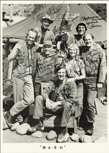 12X8 INCHES MASH CAST SIGNED PHOTO PRINT APPROX SIZE : Amazon.co.uk ...