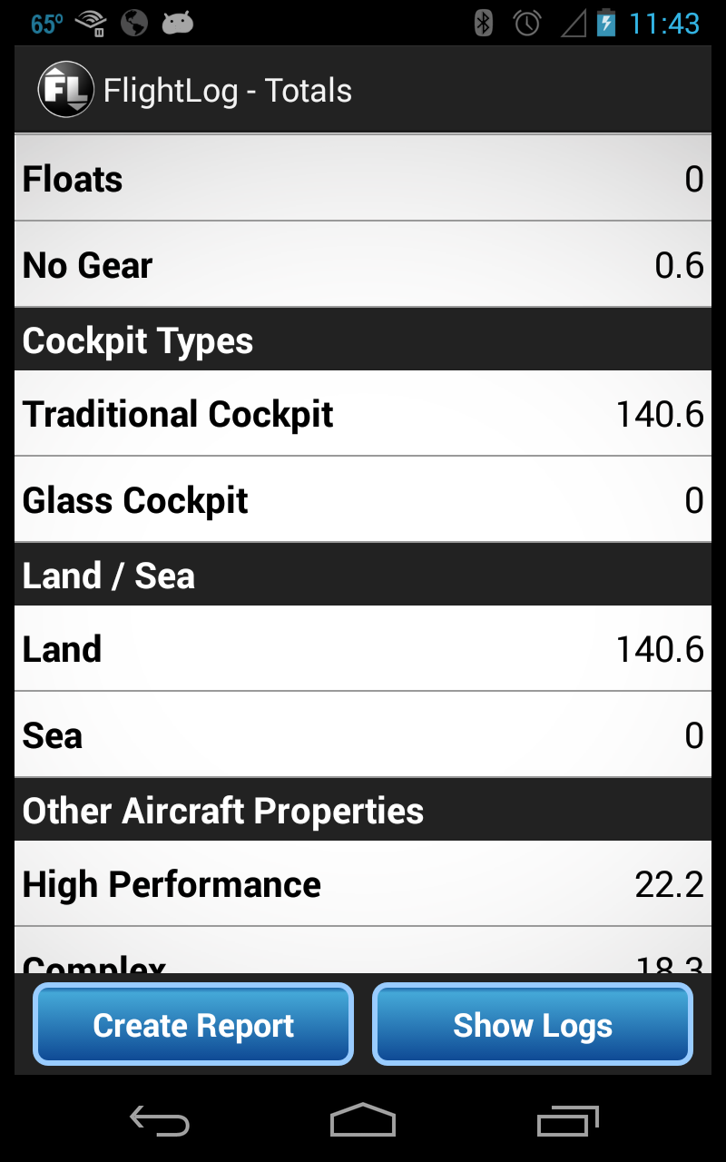 FlightLog - Pilot's Logbook - App on Amazon Appstore