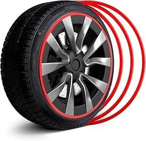 Amazon.com: PARTS4EV Metal Wheel Rim Protector - Strips for Curb Rash ...