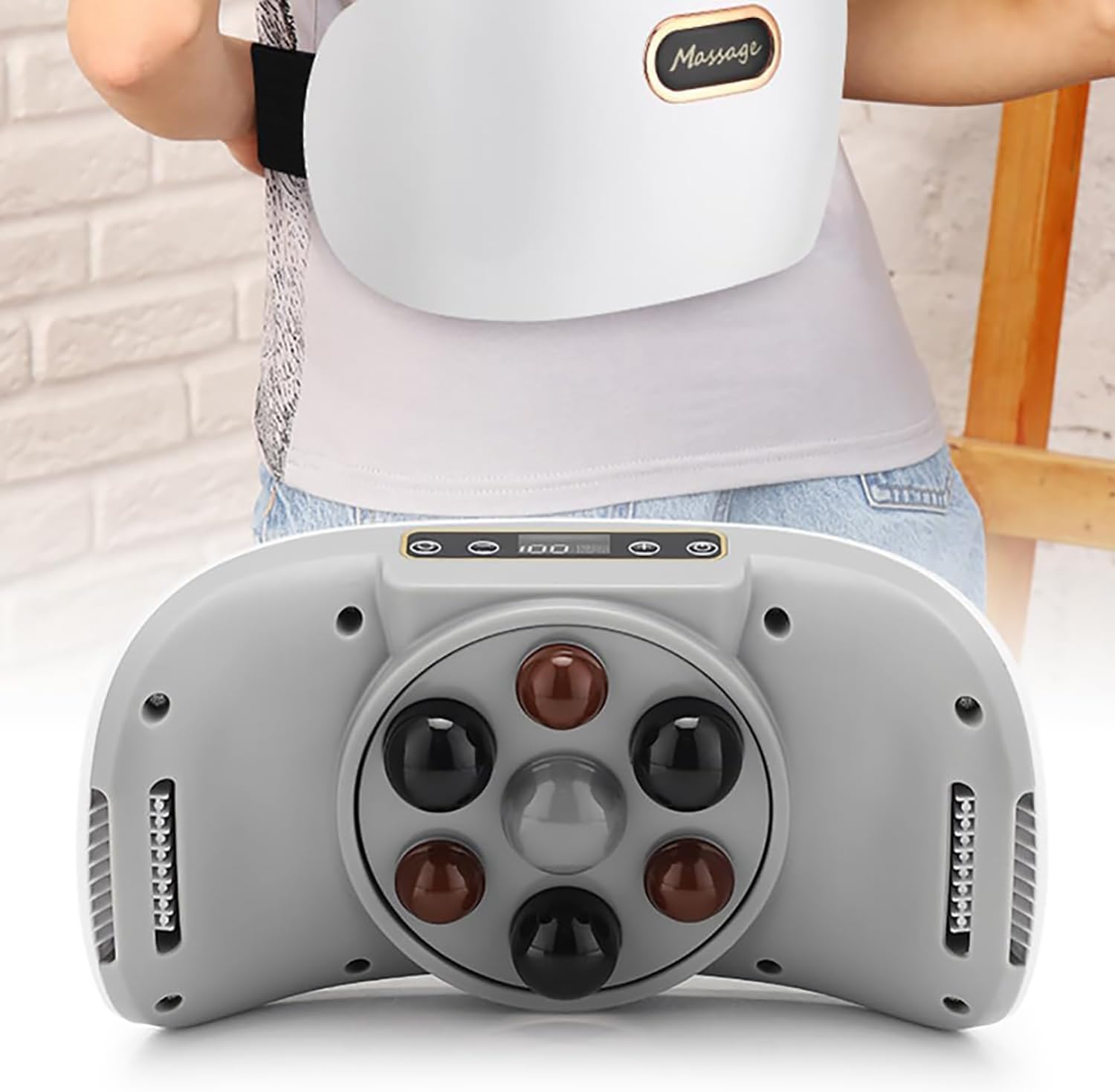 Amazon.com: Electric Abdominal Massager, Bian Stone Belly Kneading ...