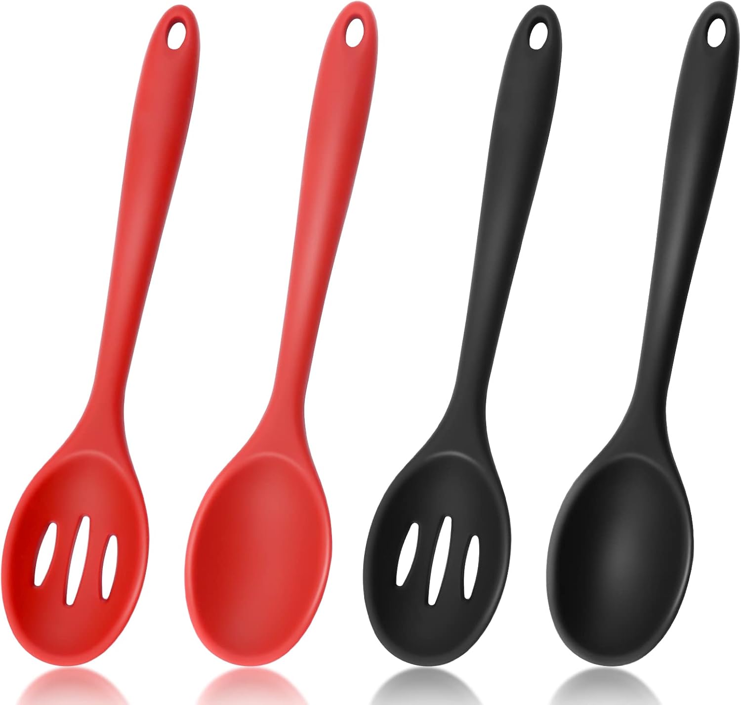 Amazon.com: GothaBach 4 Pack Silicone Cooking Spoons and Leaky Spoons ...
