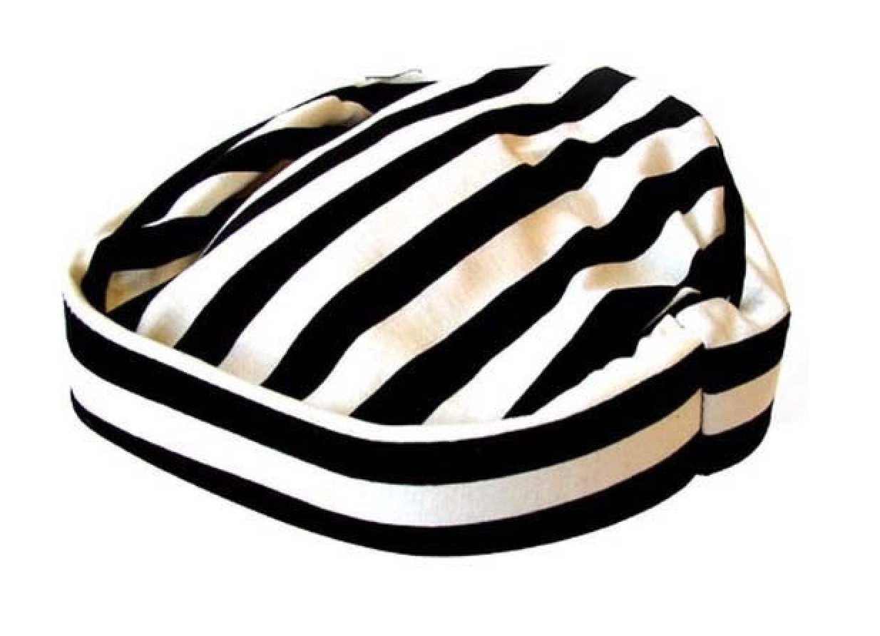 Amazon.com: Prisoner Hat Jail Bird Convict Inmate Costume Adult Black ...