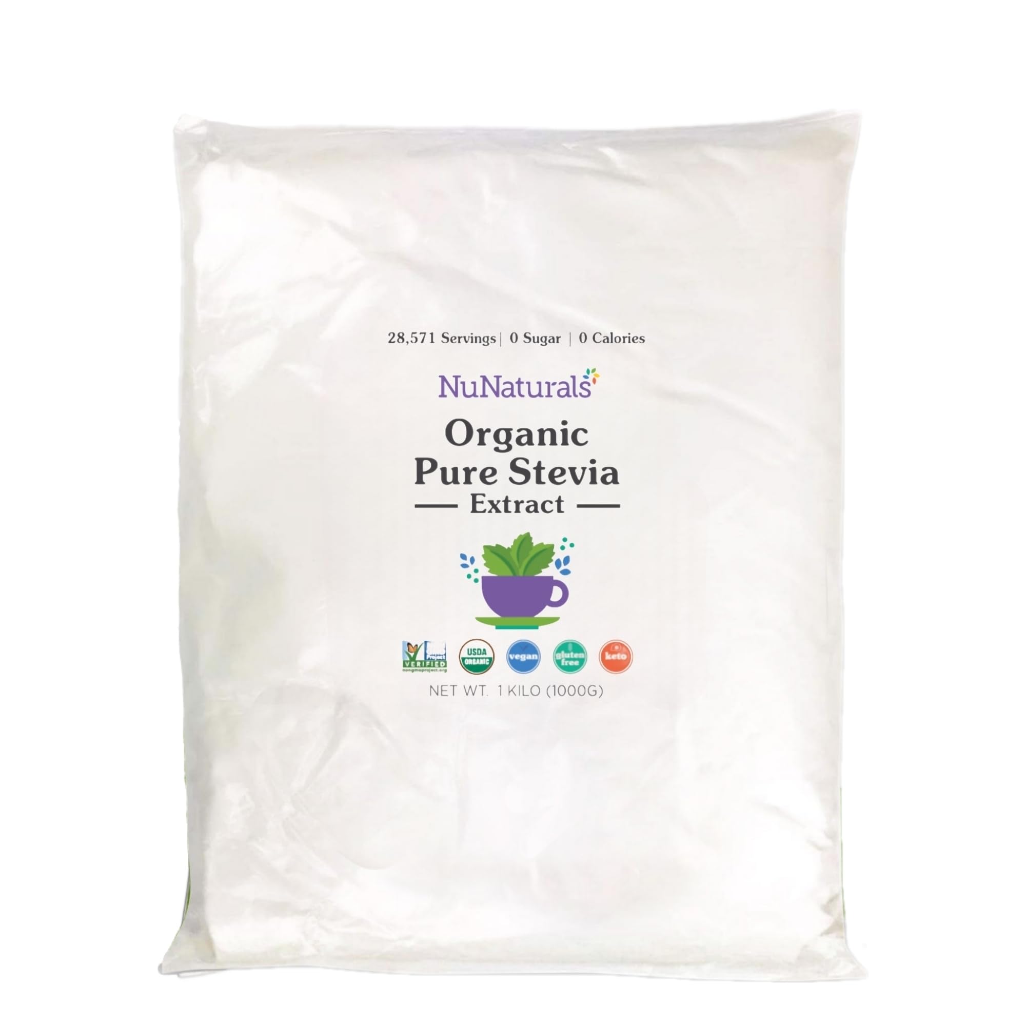 Amazon.com: NuNaturals Organic Pure Stevia Extract | 100% Stevia No ...