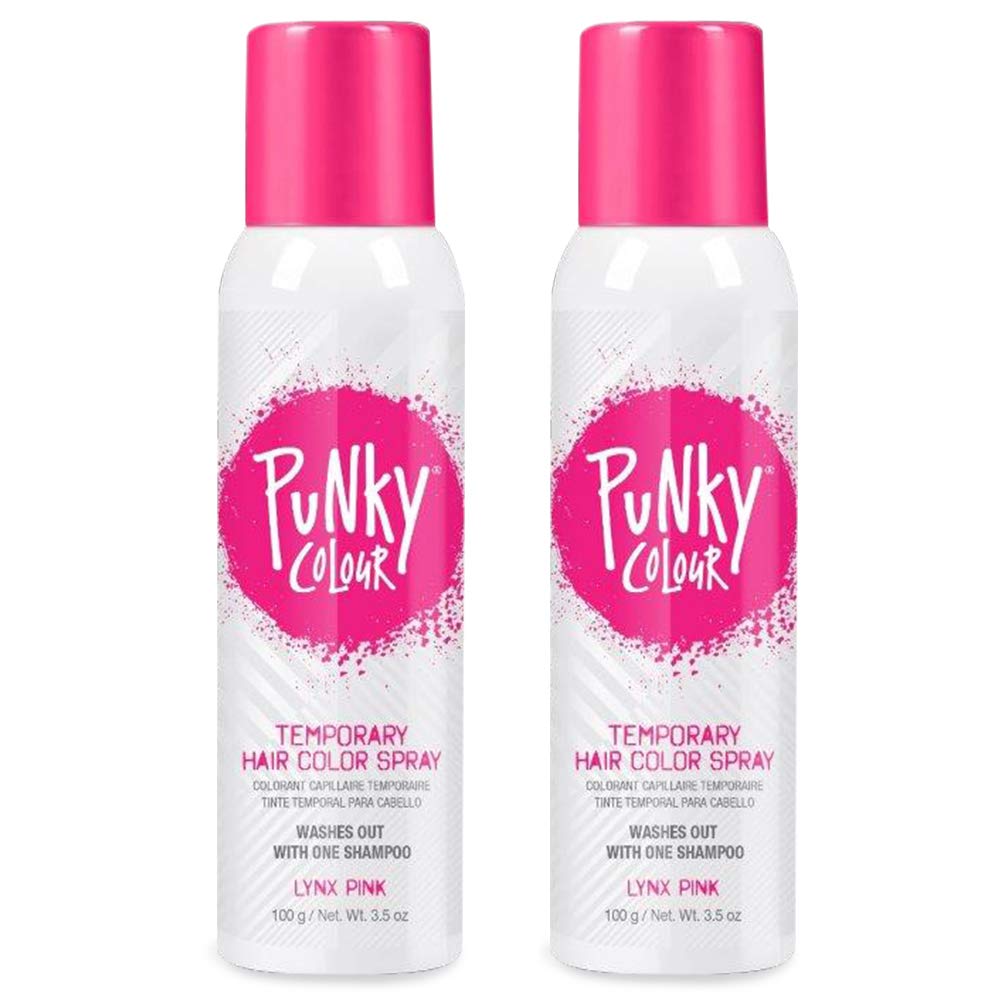 Amazon.com : Punky Temporary Hair Color Spray – Lynx Pink, Instant ...