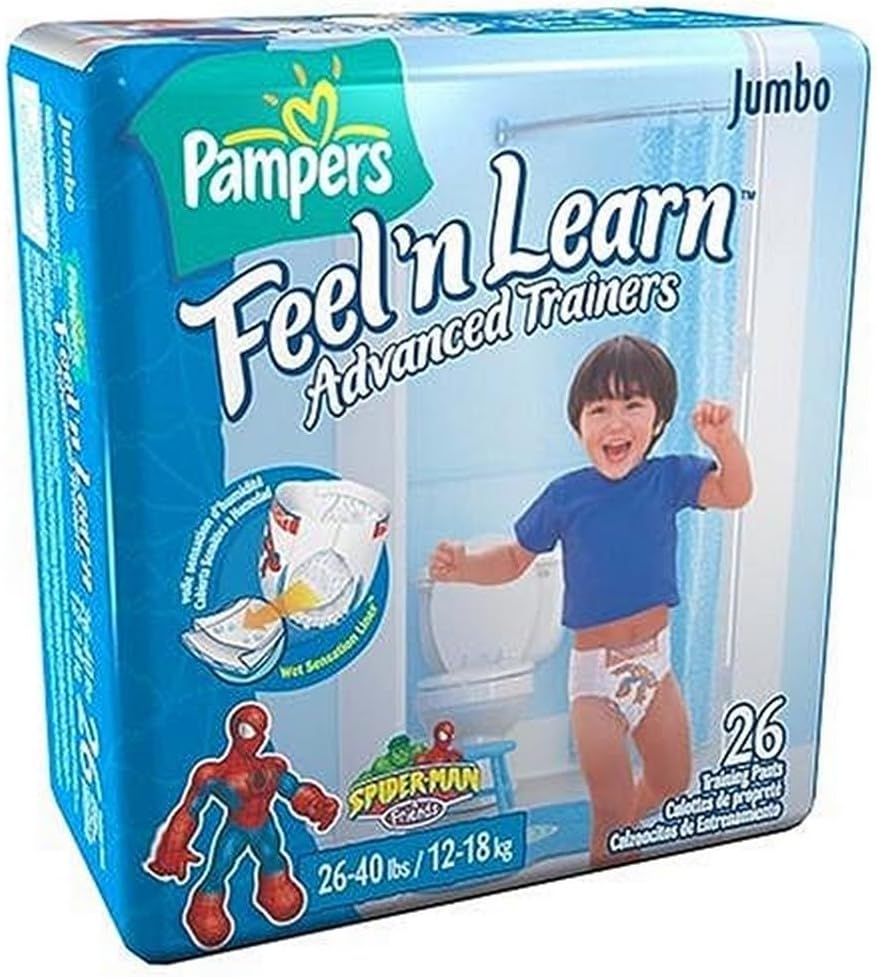 Pampers Feel 'n Learn - Zapatillas deportivas avanzadas para niños, 26 ...