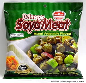 Delmege SOYA Meat | Authentic Sri Lankan Taste | (Regular Flavour, Pack ...