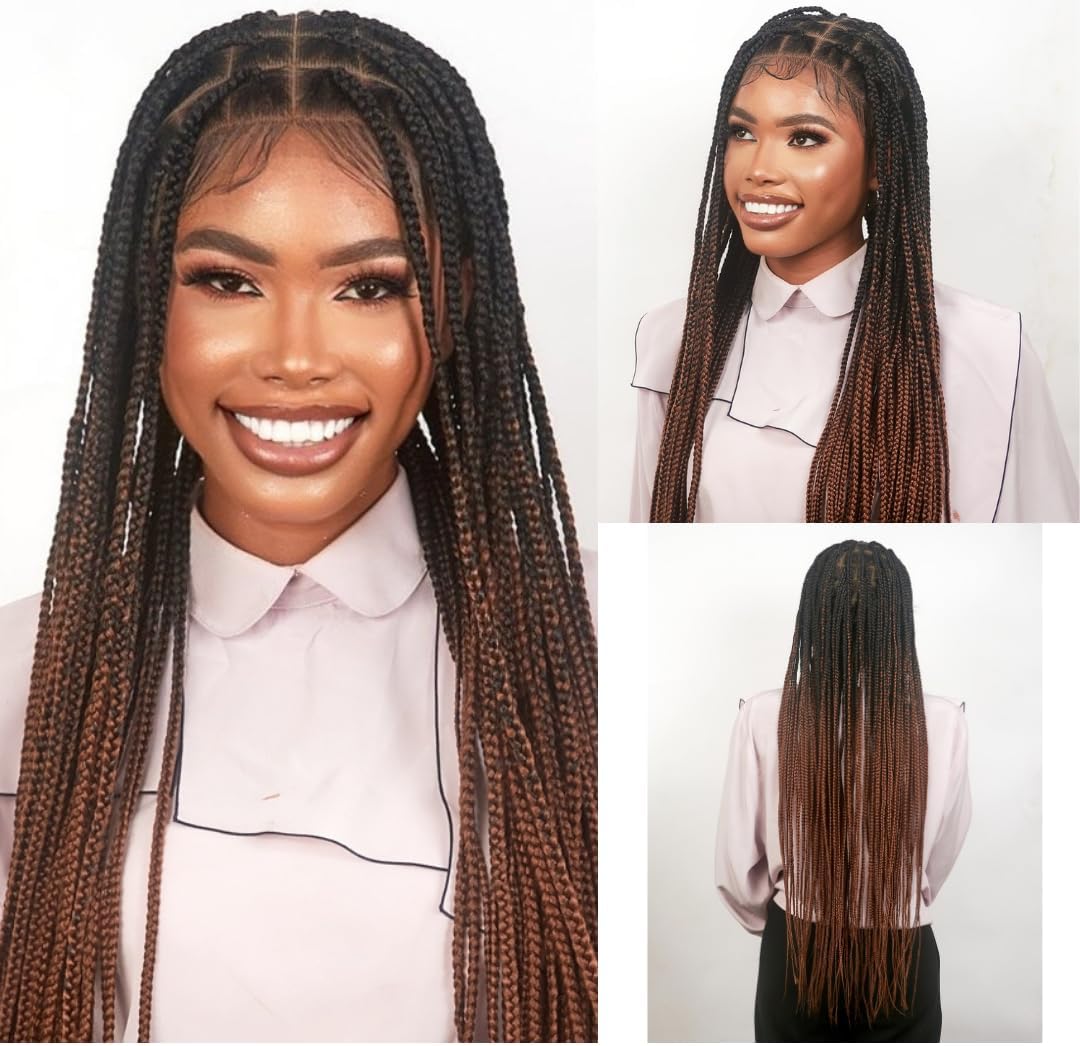 Amazon.com : Wow Braids 36" Full HD Transparent Lace Front Medium ...