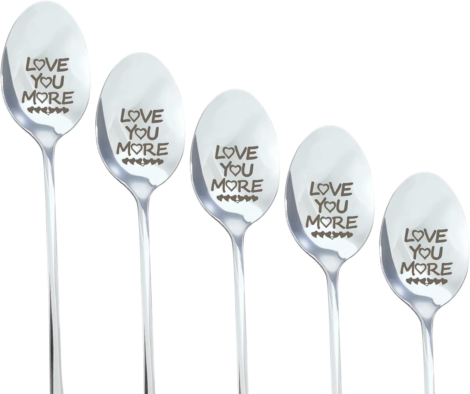 Amazon.com: Love You More Spoon, 'love You More' Engraved Spoon, Funny ...