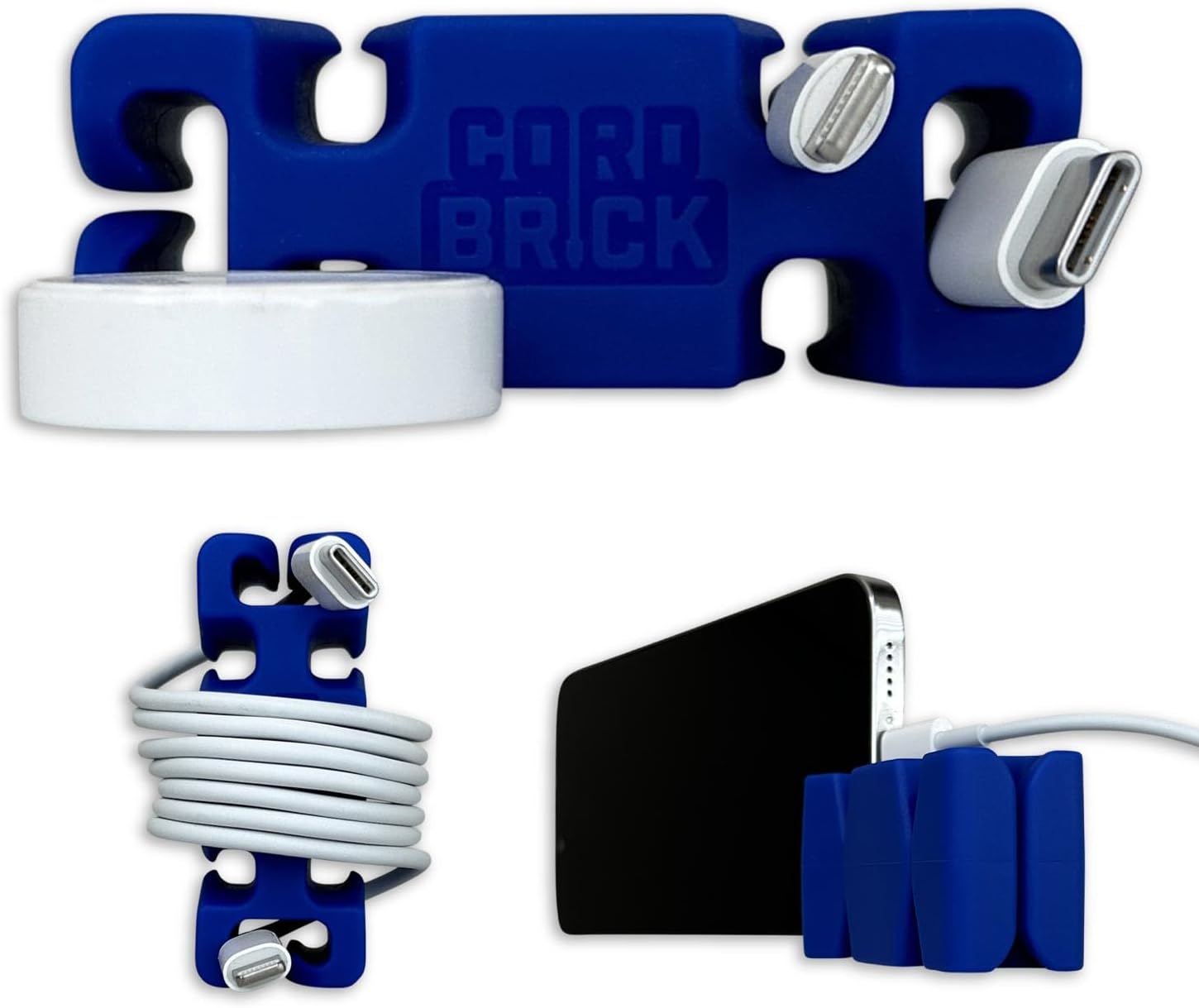 Amazon.com: CordBrick Weighted Cord Holder for Nightstand - Phone ...