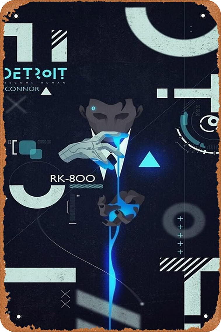 Amazon.com: Wall Decor Sign - Connor Cover - Detroit Become Human ...