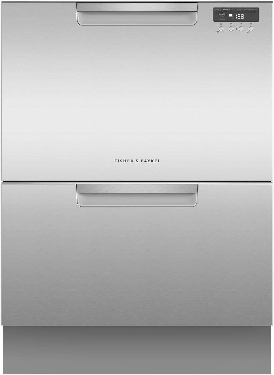 Fisher & Paykel DD60DCHX9 Built-In Rated Dishwasher - Stainless Steel ...