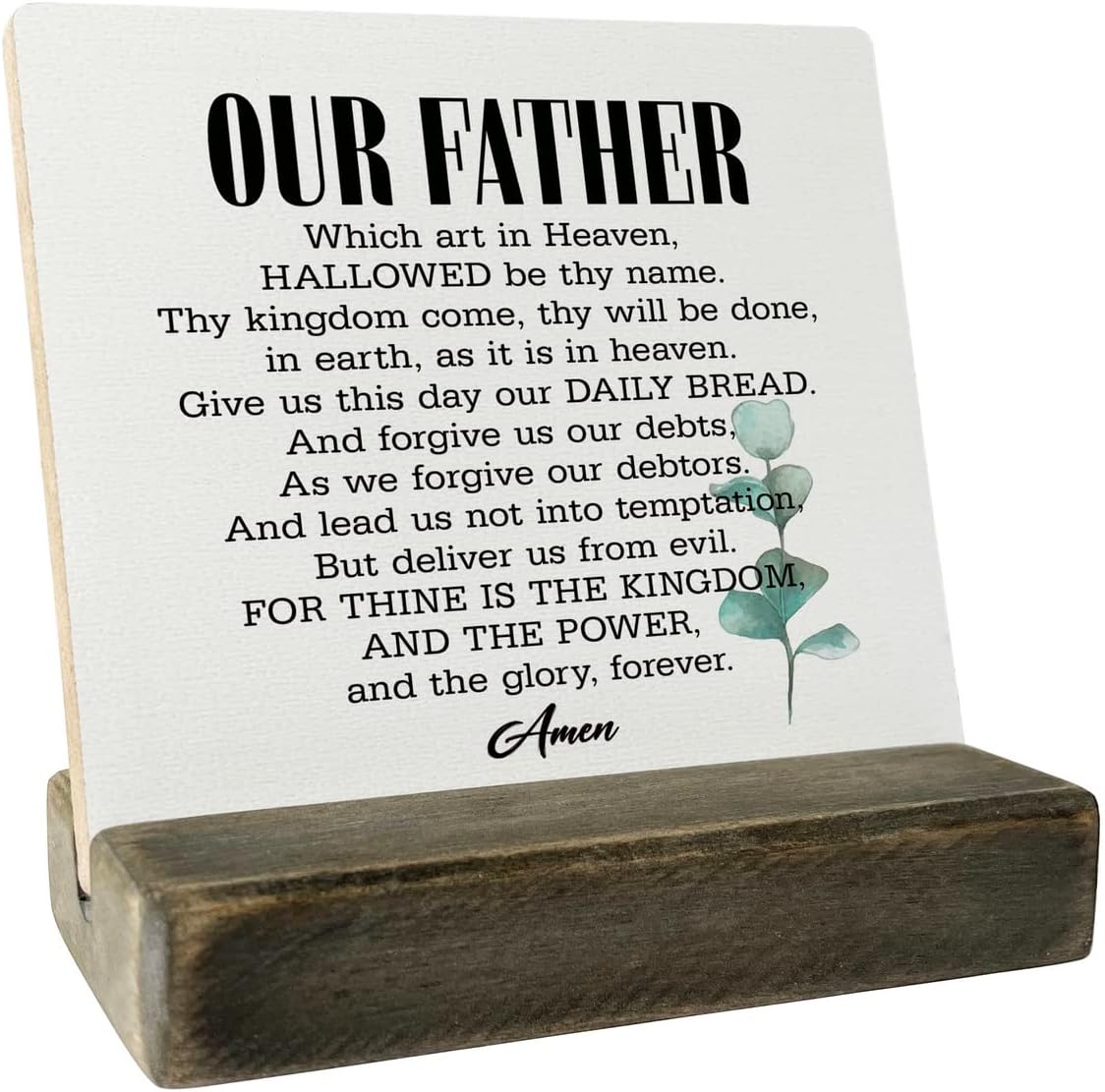 Amazon.com: Gifts for Dad from Daughter Wood Plaque Gift, Dear Dad I ...