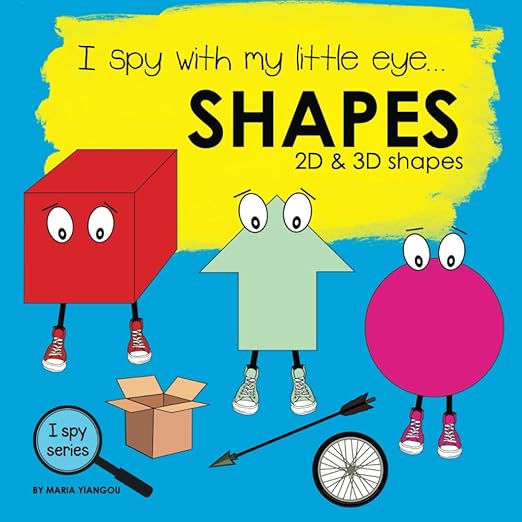 I spy with my little eye... SHAPES: Children's book for learning shapes ...