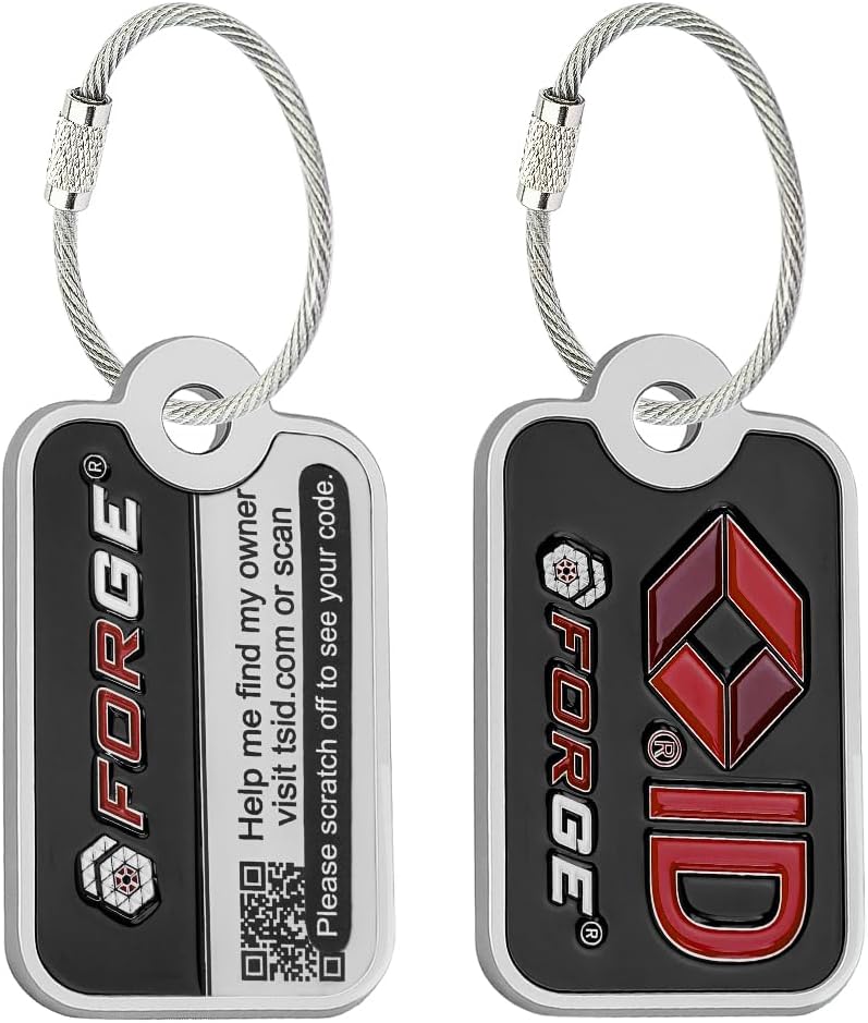 Amazon.com | Forge Lost and Found Luggage Tags, Global Luggage Tracking ...