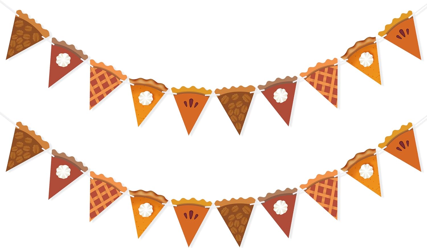 Amazon.com: VILIFEVER Pumpkin Pie Banner Thanksgiving Decorations, Pie ...