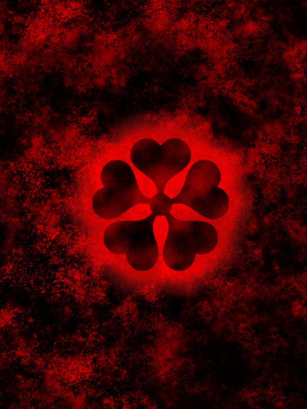 Five Leaf dark Clover Hardcover Grimoire shamrock Notebook Journal : 5 ...