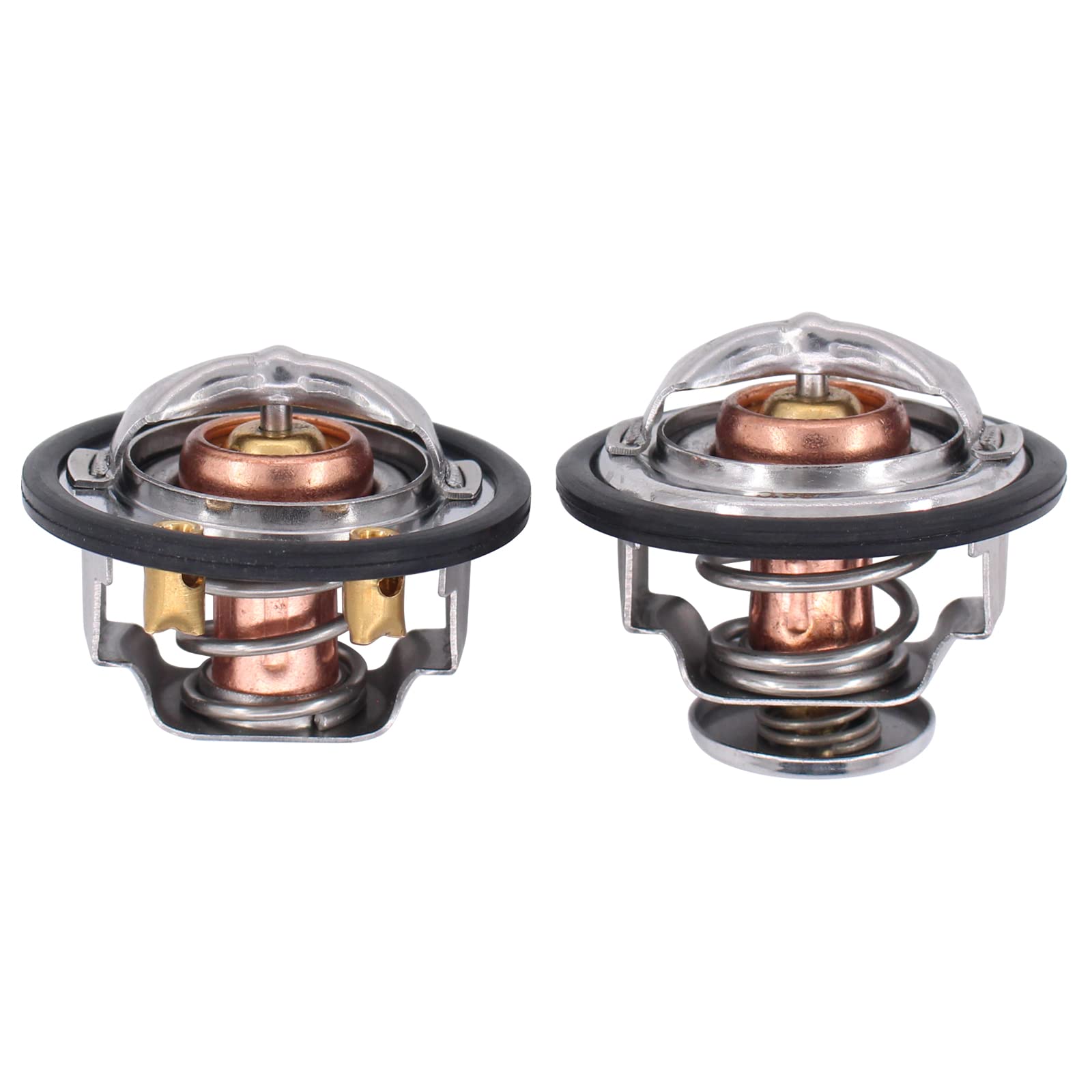 MOTOKU Front and Rear Thermostat 185 and 180 Degree for Chevy GMC 6.6 ...