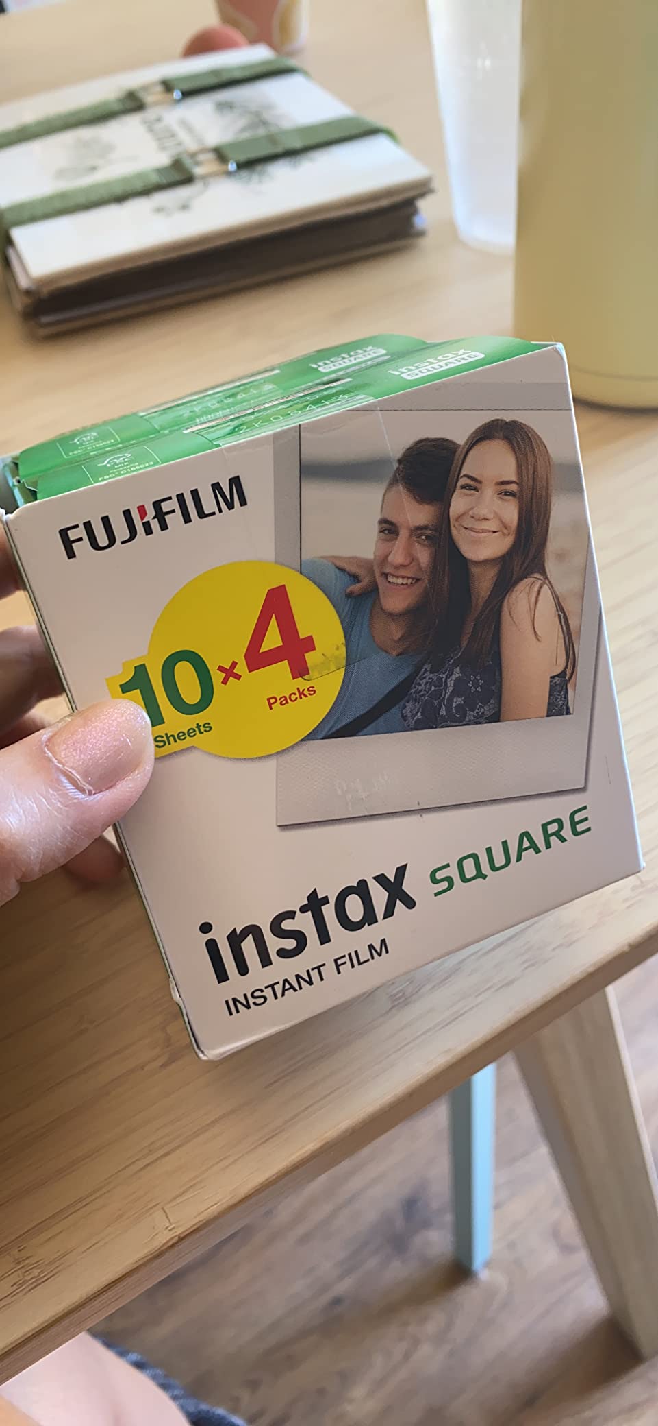 Instax Fujifilm Square Film, White 40 Pack: Film: Amazon.com.au