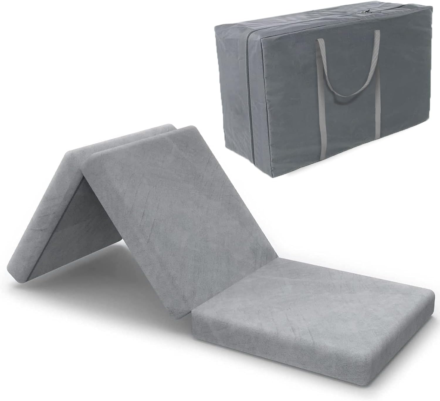 Amazon.com: Cushy Form Floor Mattress - Foldable 4 Inch Foam Camping ...