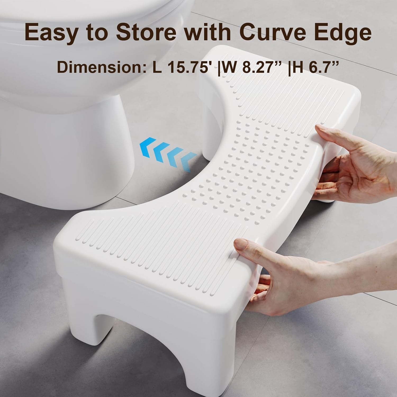 Snapklik.com : Squatting Toilet Stool For Adults, Portable Poop Stool ...
