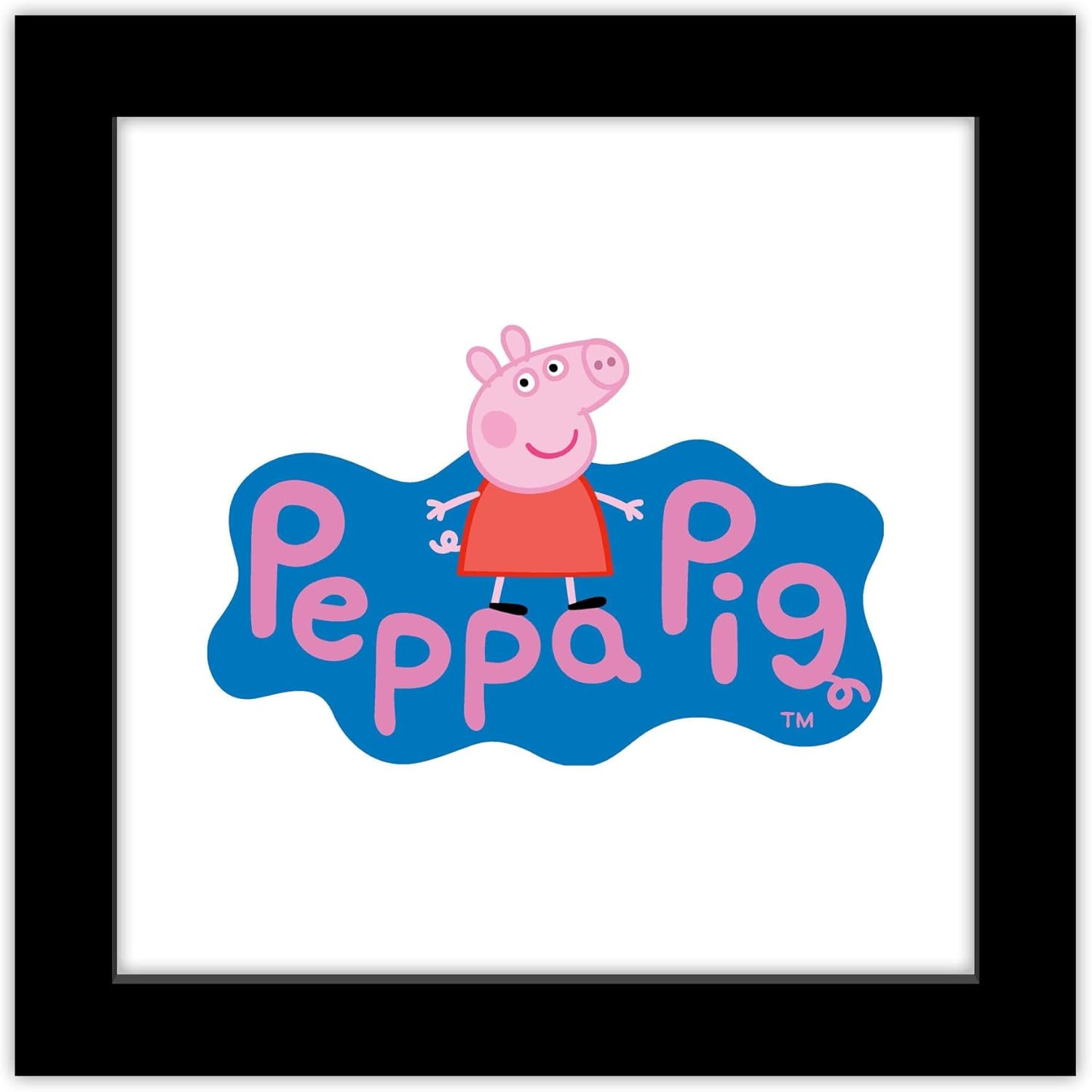 Amazon.com: Trends International Gallery Pops Peppa Pig - Logo Wall Art ...