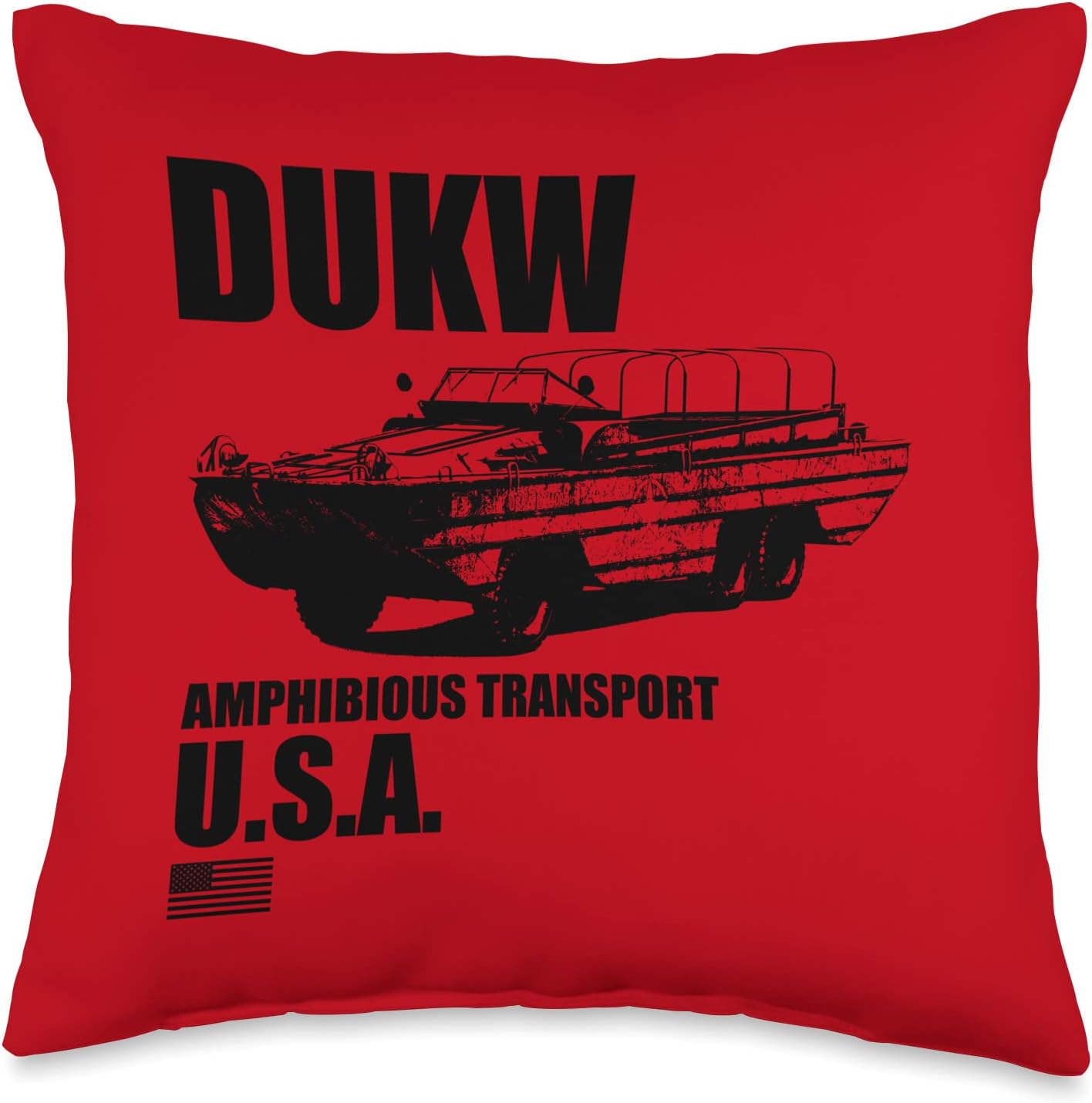 Amazon.com: DUKW Amphibious Transport Throw Pillow : Home & Kitchen