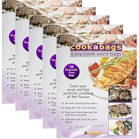 72 x Sealapack Turkey Chicken Meat Roasting Bags Oven Cooking Bags 25 x ...