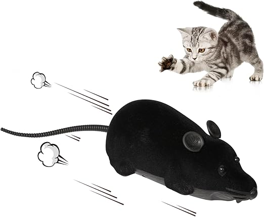 Auto Moving Mouse Cat Toy, Interactive Cat Toys Wireless Electronic ...