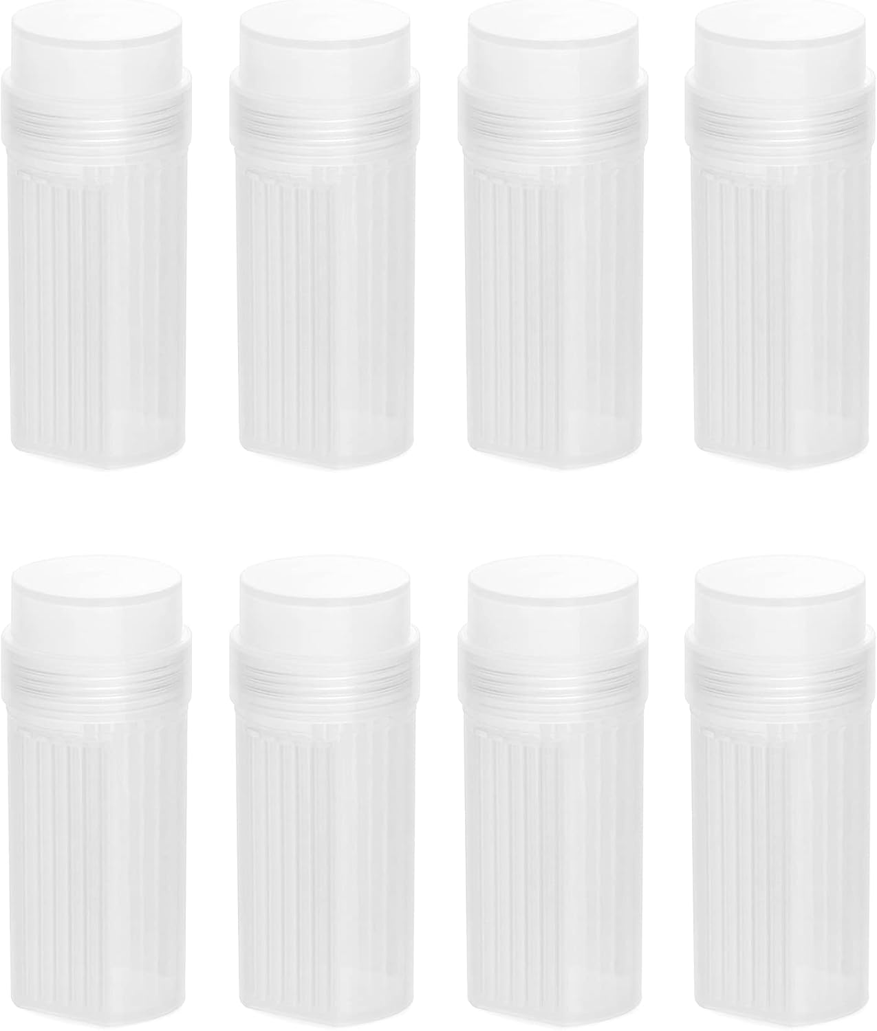 QWORK 8 Pack Coplin Canisters Slide Staining Jar with Lid, No Leakage ...