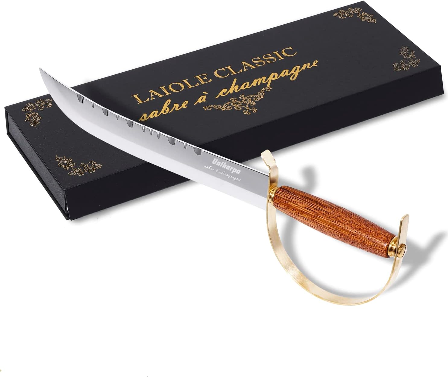 Amazon.com | Uniharpa Champagne Saber With Gift Box Champagne Sparkling ...