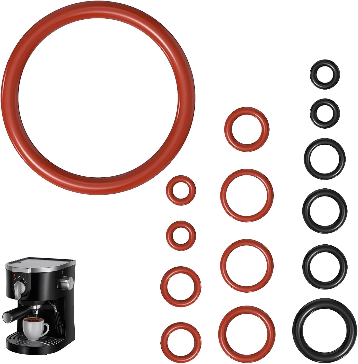 Pack of 15 O-rings seal for Philips fully automatic coffee machine ...