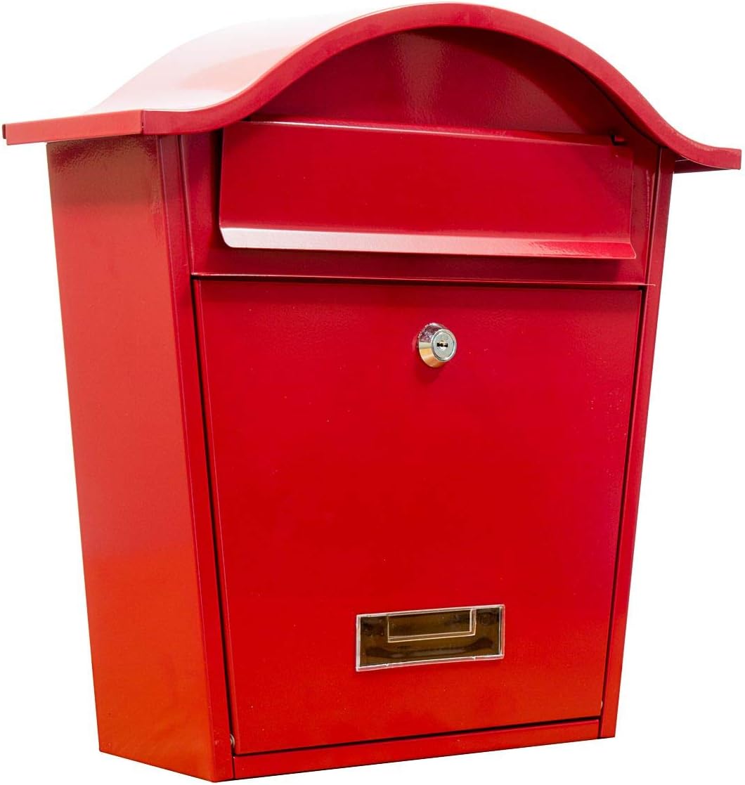 MARKSMAN LARGE POST BOX Mail Classic Letter Holder Steel Lockable ...