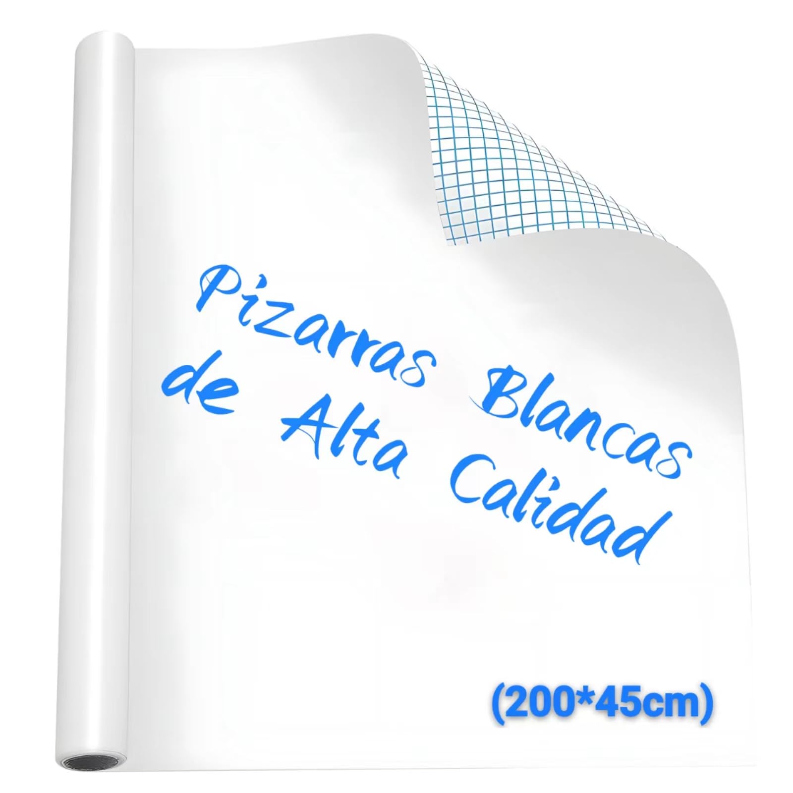 Pizarron Blanco Adhesiva en Rollo,Calcomanía de Pintarron para Pared ...