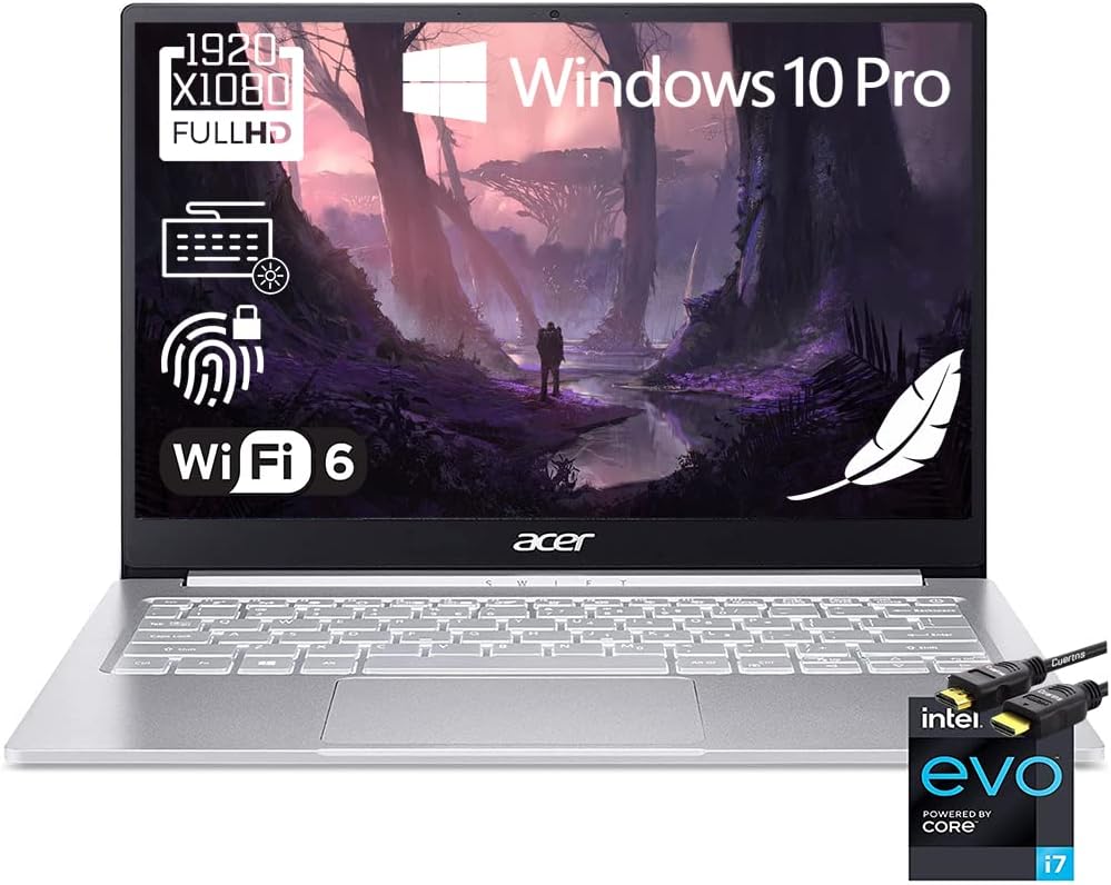 acer Swift 3 Intel Evo Thin & Ultralight Laptop, 14” FHD IPS, 11th Gen ...