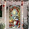 Amazon.com: BlissYard Christmas Door Cover 71x35 Inch Snowman Door ...