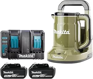 Makita DKT360CF2O Twin 18v (36v) Li-Ion Lxt Cordless Electric Kettle ...