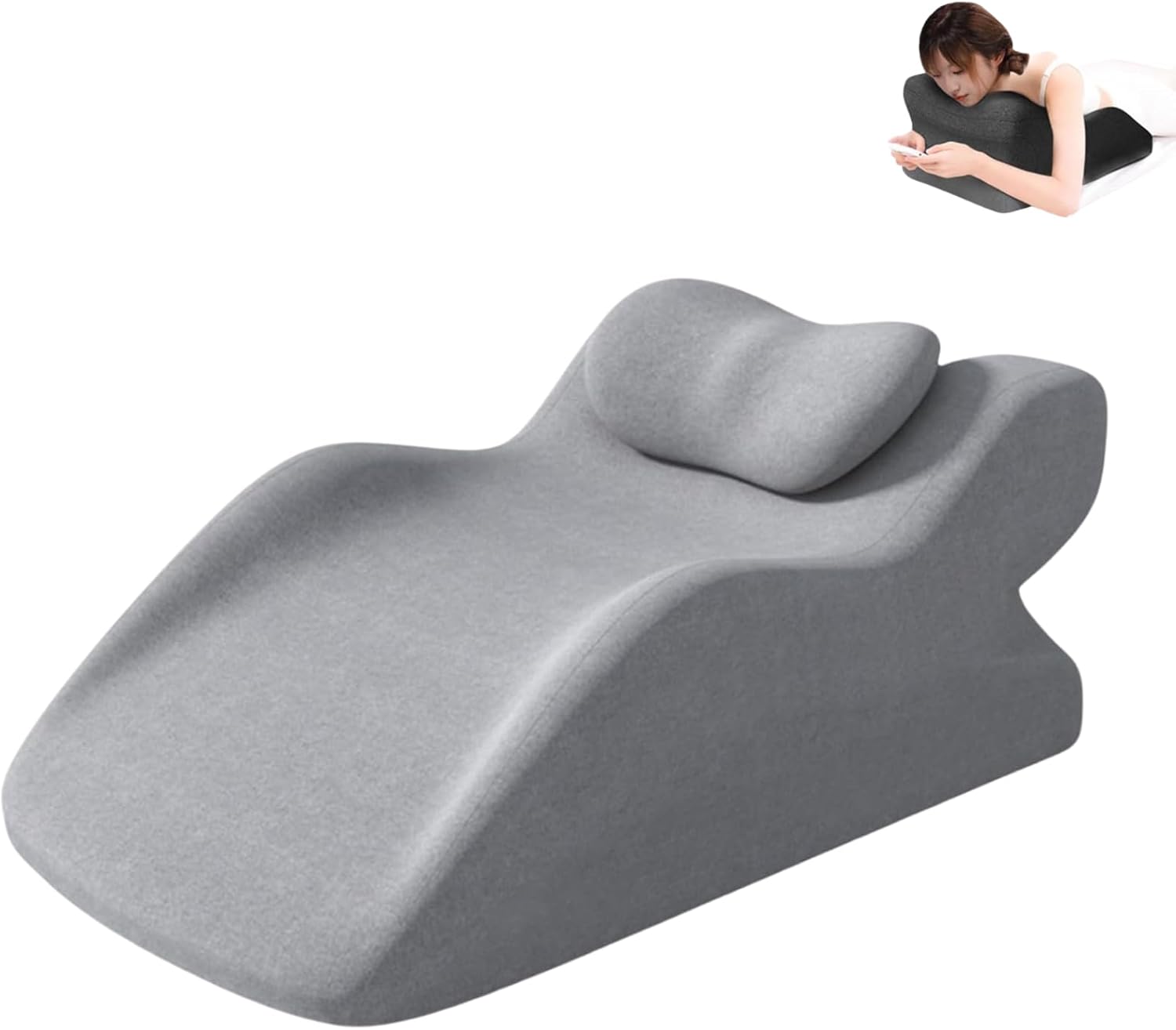 Amazon.com: ZOLLZIRR Relax cush Ergonomic Pillow for Posture Support ...
