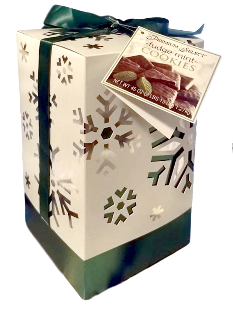 Amazon.com : Premium Select Chocolate Fudge Mint Cookies in Decorative ...