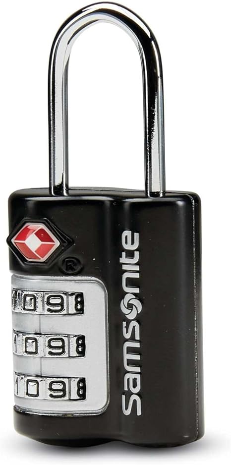 Amazon.com | Samsonite Travel Sentry 3-dial Combination Lock, Black ...