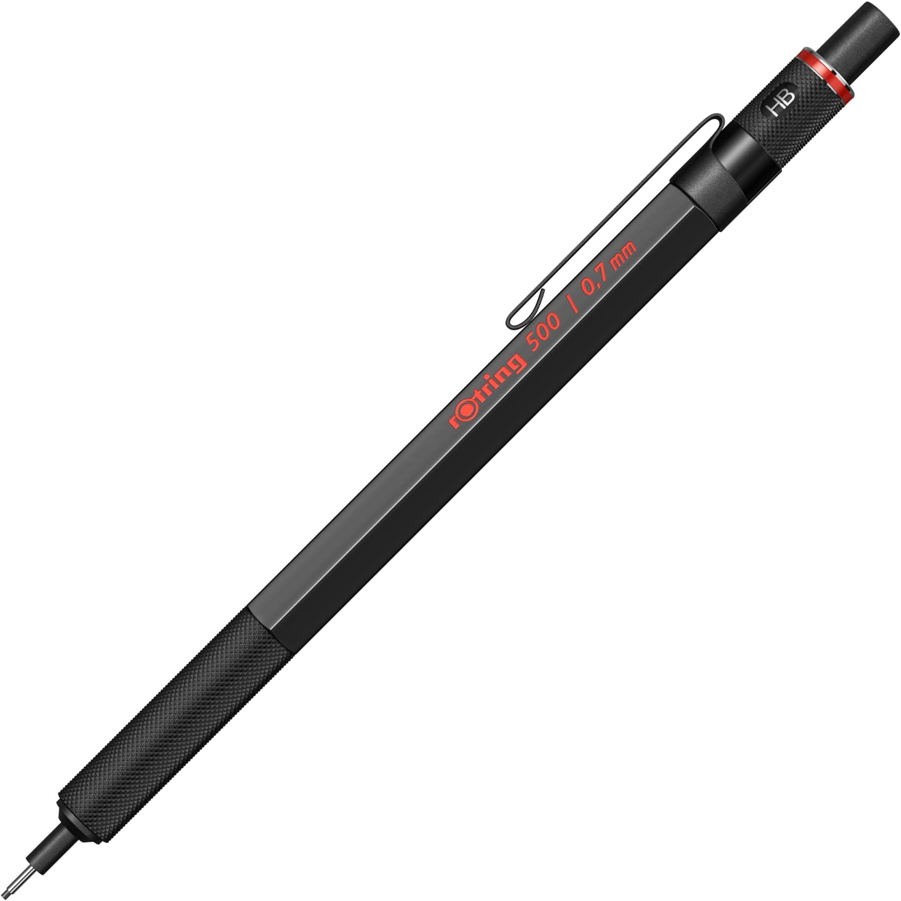 rOtring 1904727 500 0.7mm Mechanical Pencil, Black (502507N) : Amazon ...