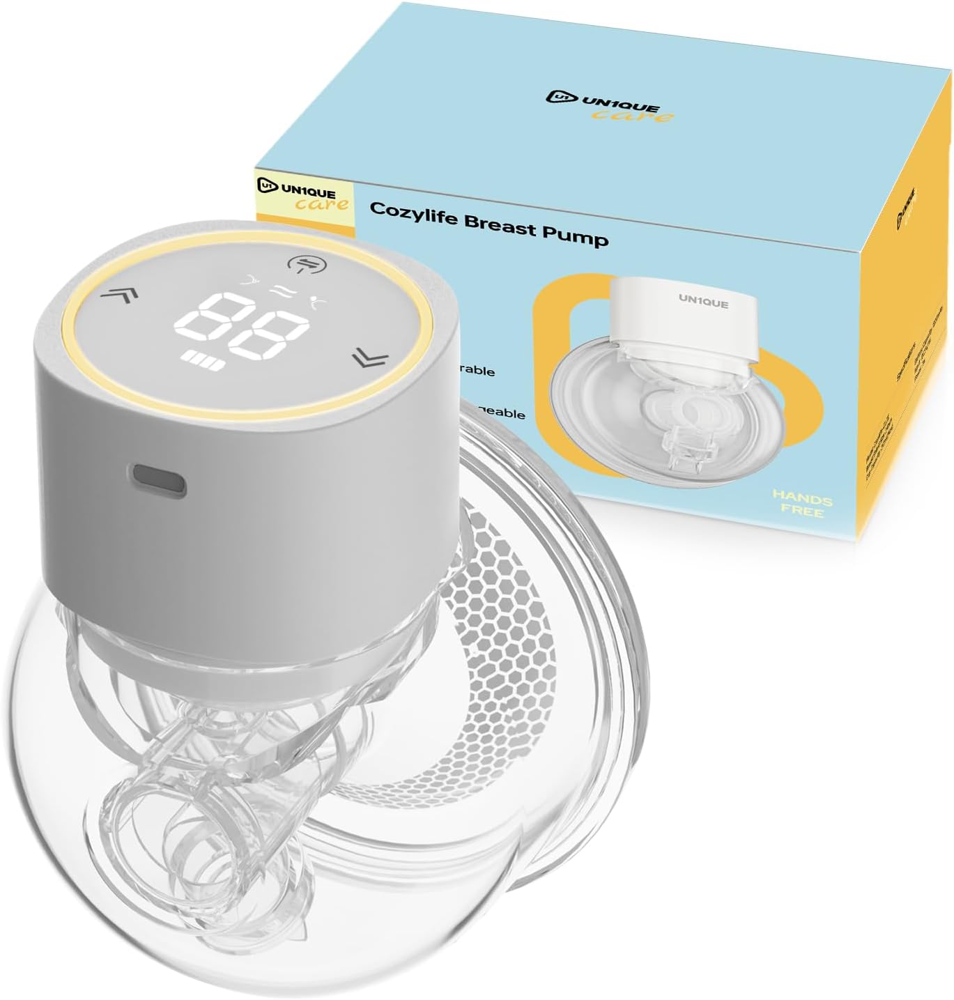 Buy PumpMom Double Electric Breast Pump with Wearable Milk Collection ...
